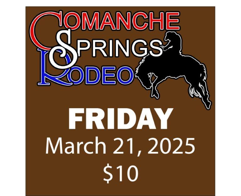 ticket hd friday (Medium) – Comanche Springs Rodeo